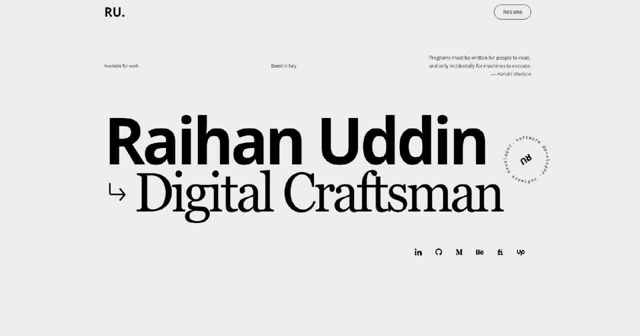 Raihan Uddin - Software Developer